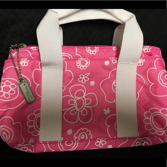 Nintendo | Accessories | Pink W White Flowers Nintendo Ds Travel Bag W ...